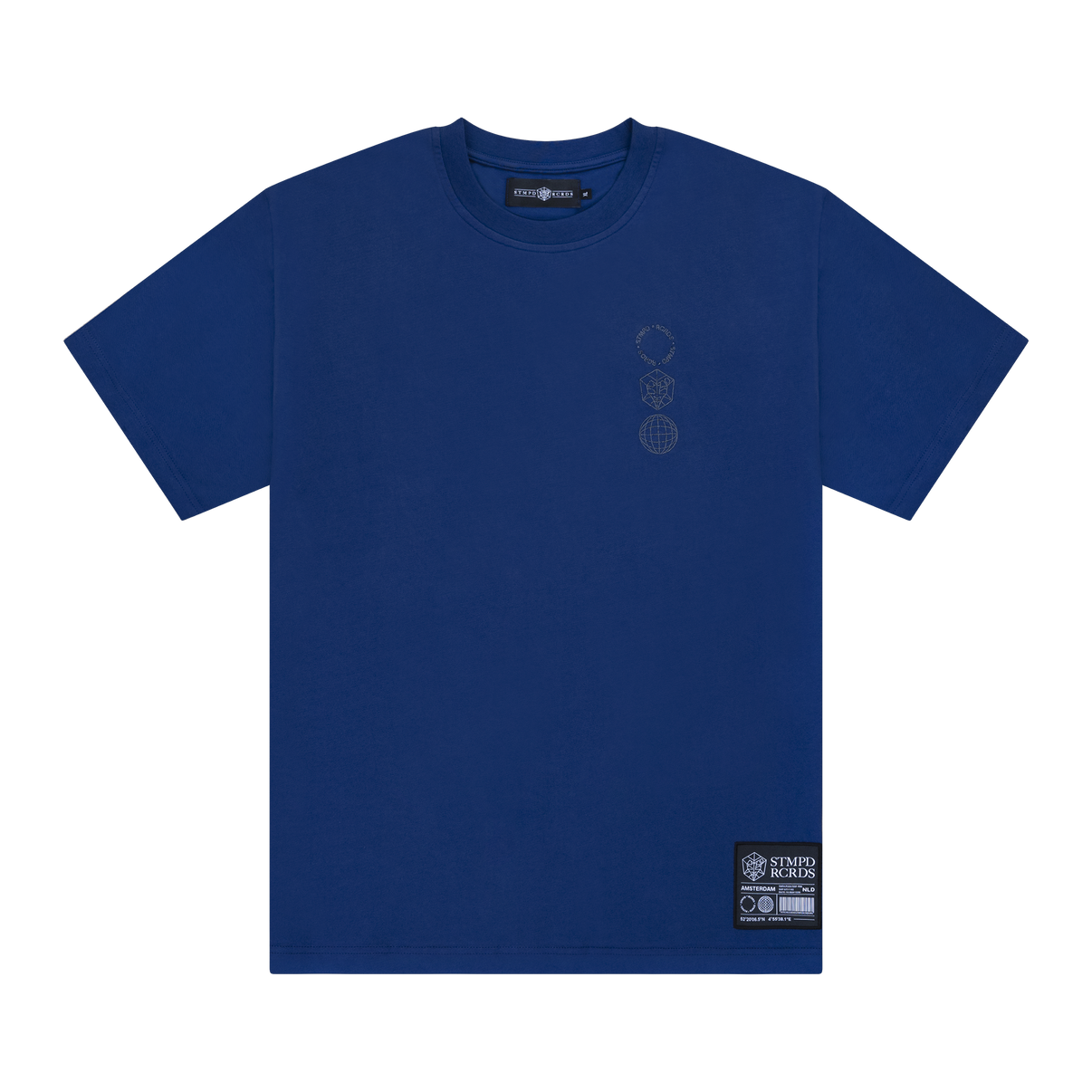 STMPD Blue T-Shirt - Official STMPD RCRDS Merchandise
